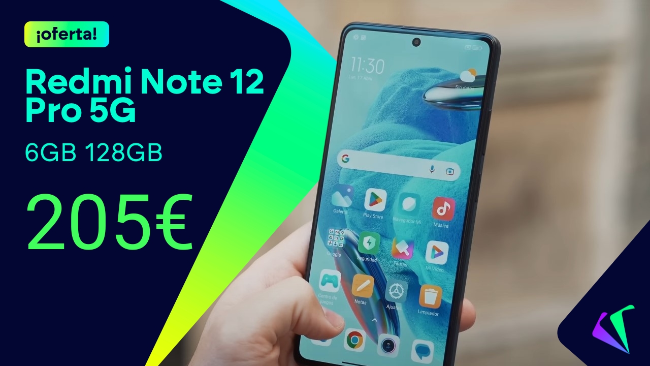 ¡OFERTA 11 del 11! Xiaomi Redmi Note 12 Pro 5G 208€ con envío desde ...